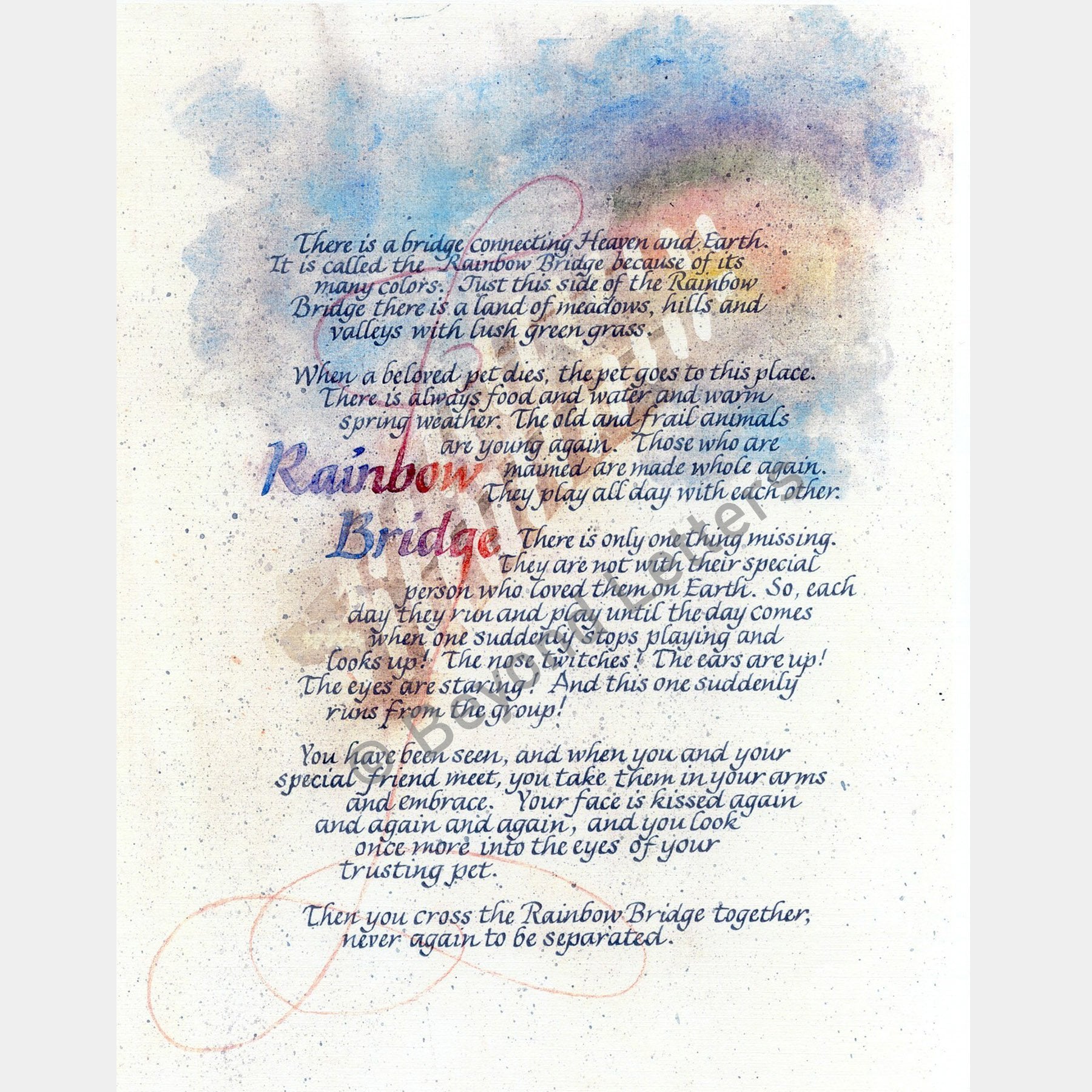 Rainbow Bridge – Beyond Letters